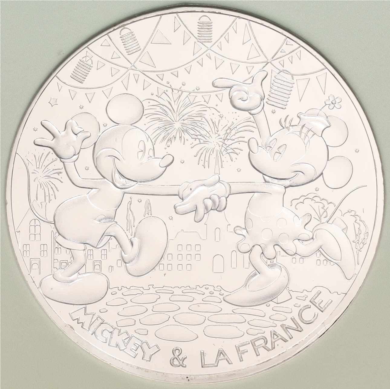 50 евро 2018 года Франция «Микки и Франция — Микки и Мини на балу ...