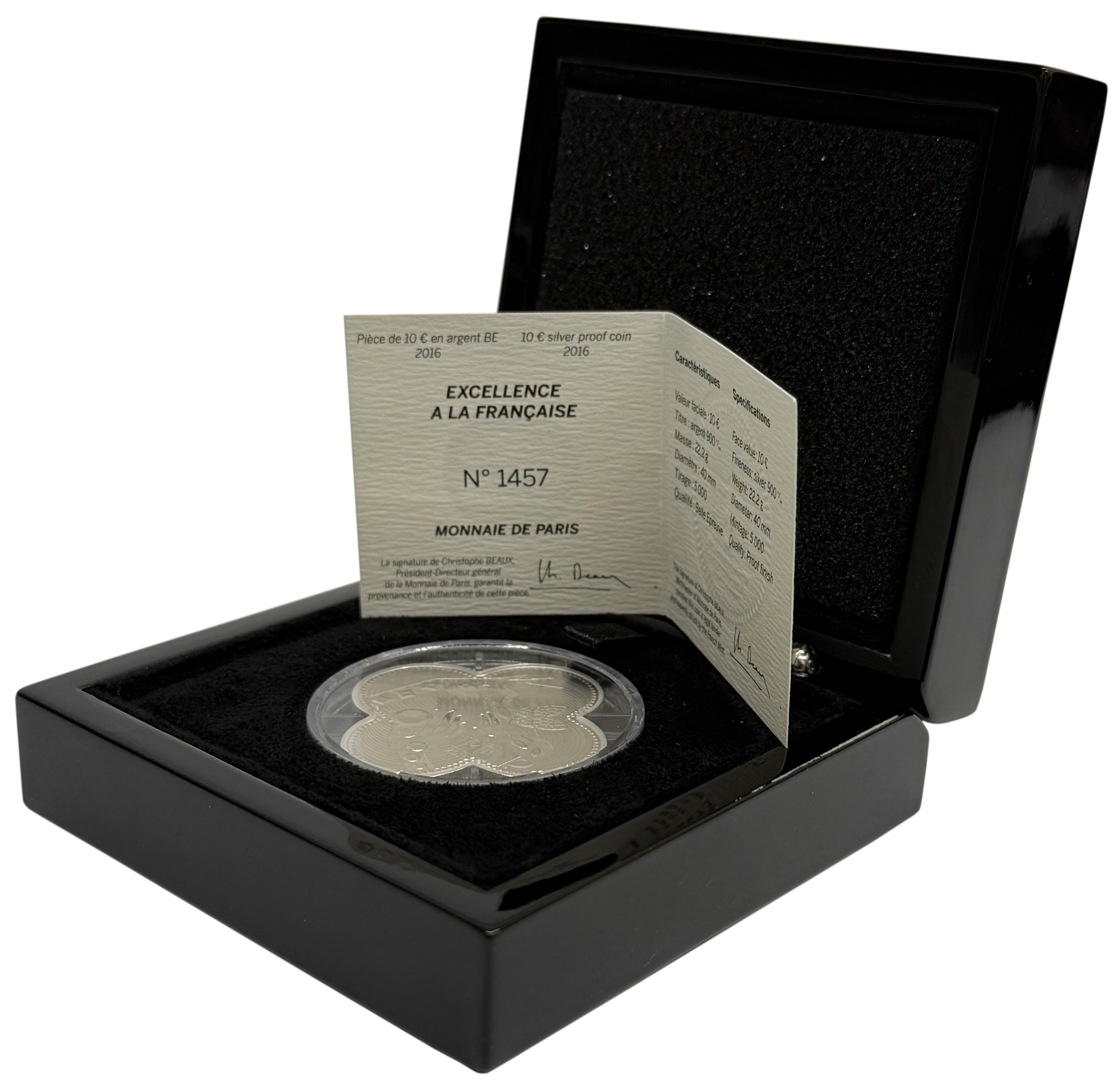 10 евро 2016 года Франция «Ювелирный Дом Van Cleef & Arpels» купить в ...