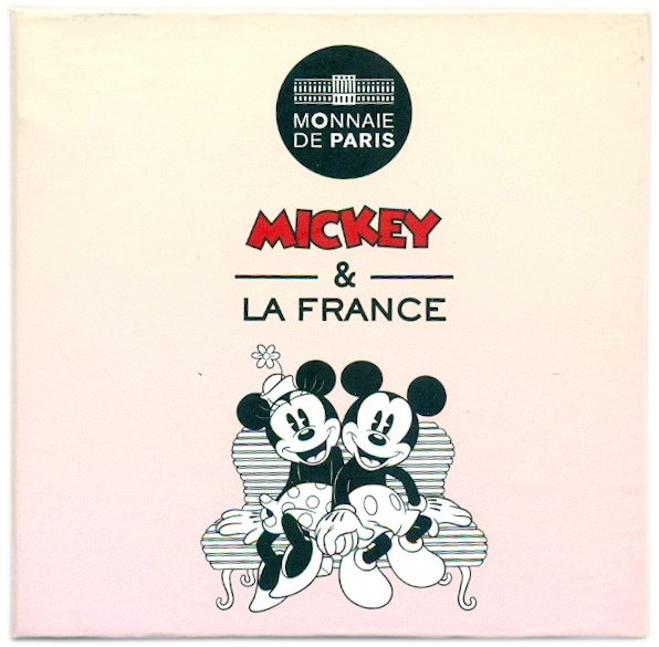 50 евро 2018 года Франция «Микки и Франция — Микки и Мини на горе ...
